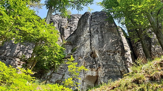 Бастай (BASTEI), курорт Ратен (Kurort Rathen), Саксонская Швейцария ...